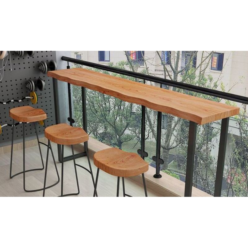 Jual TOP DAUN MEJA BALKON KAYU JATI SOLID TEBAL 5 CM | Shopee Indonesia