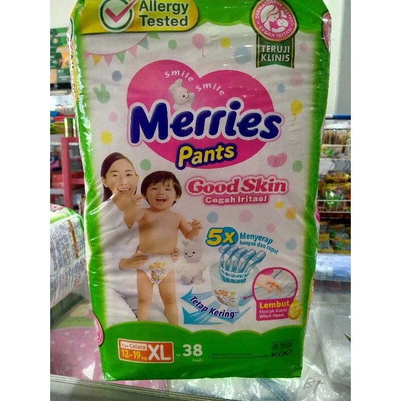 Jual Merries XL 38 | Shopee Indonesia