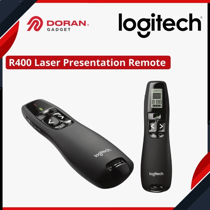 Jual Logitech Wireless Presenter R400 Remote Control Laser Pointer ...