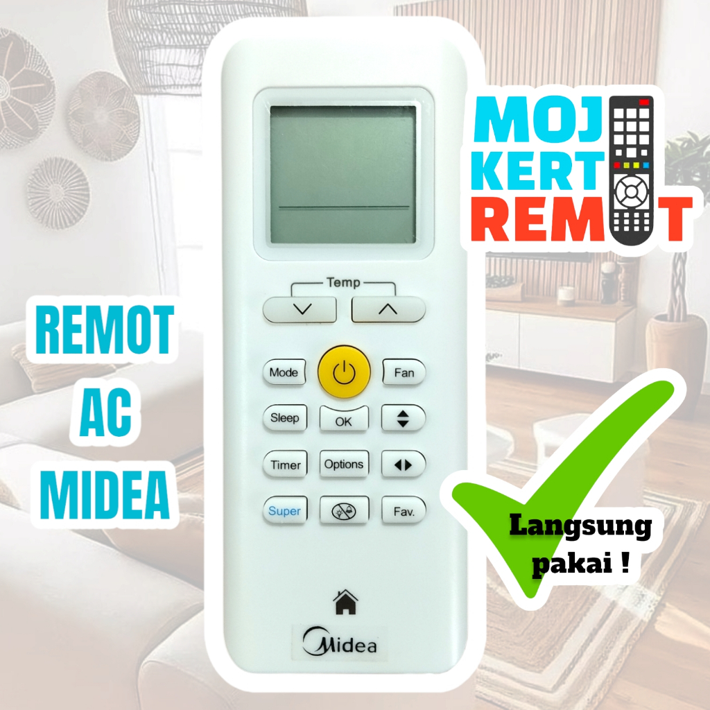 Jual REMOTE AC MIDEA SUPER | Shopee Indonesia