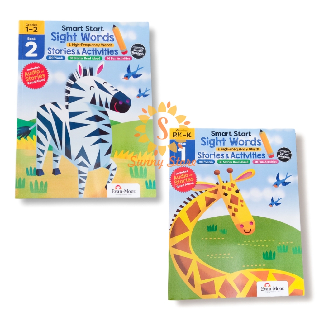 Jual Smart Start Sight Words Evan Moor - Segel - Activity Workbook Buku ...