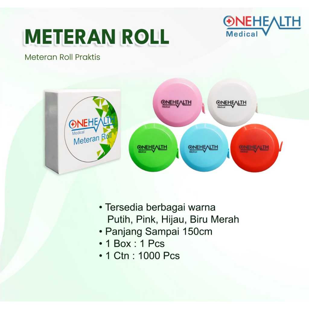 Jual Metlin / Medline / Meteran Bayi Gulung Roll Motif Onemed | Shopee ...
