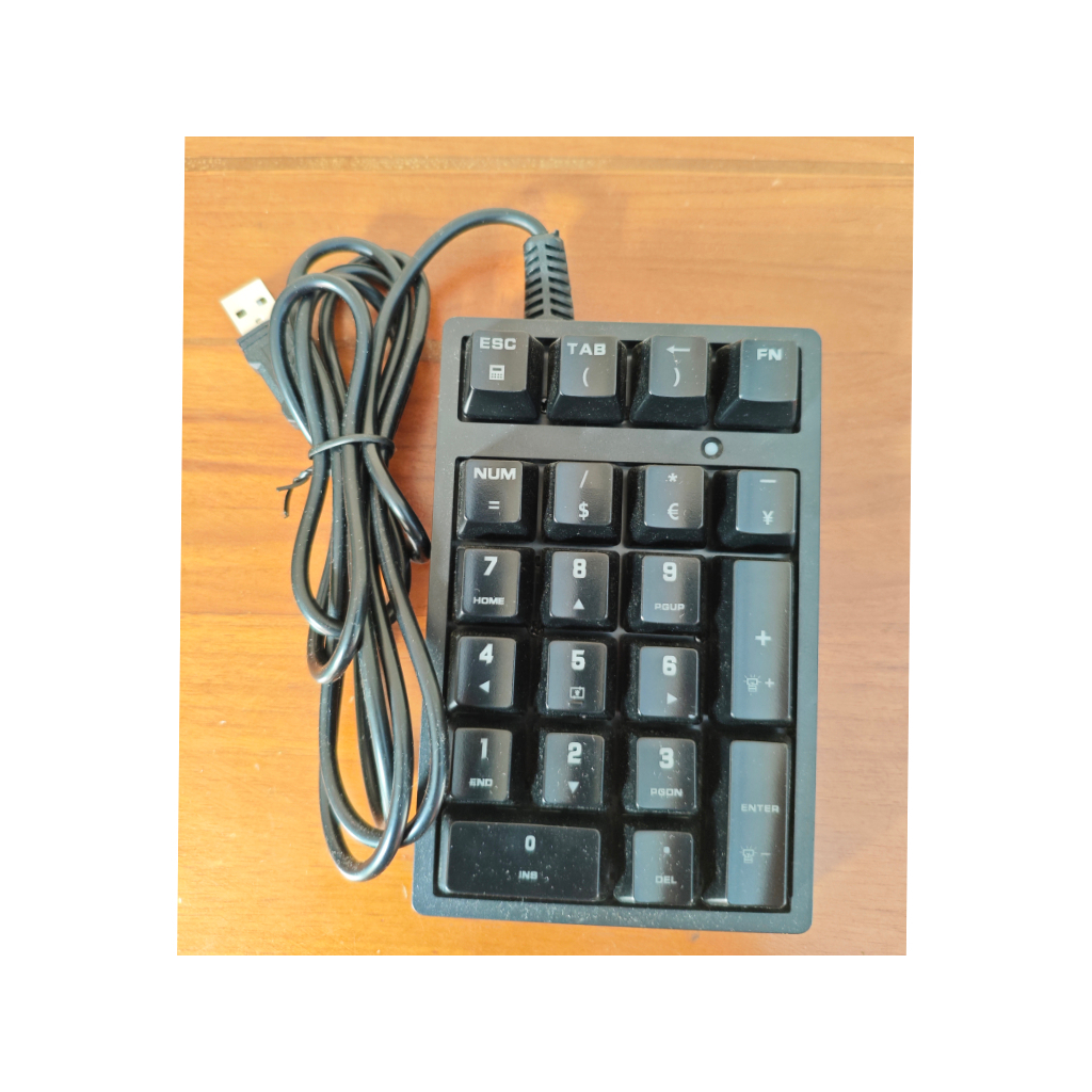 Jual Keyboard Numeric Mechanical Backlight RGB USB Mechanic Keypad ...
