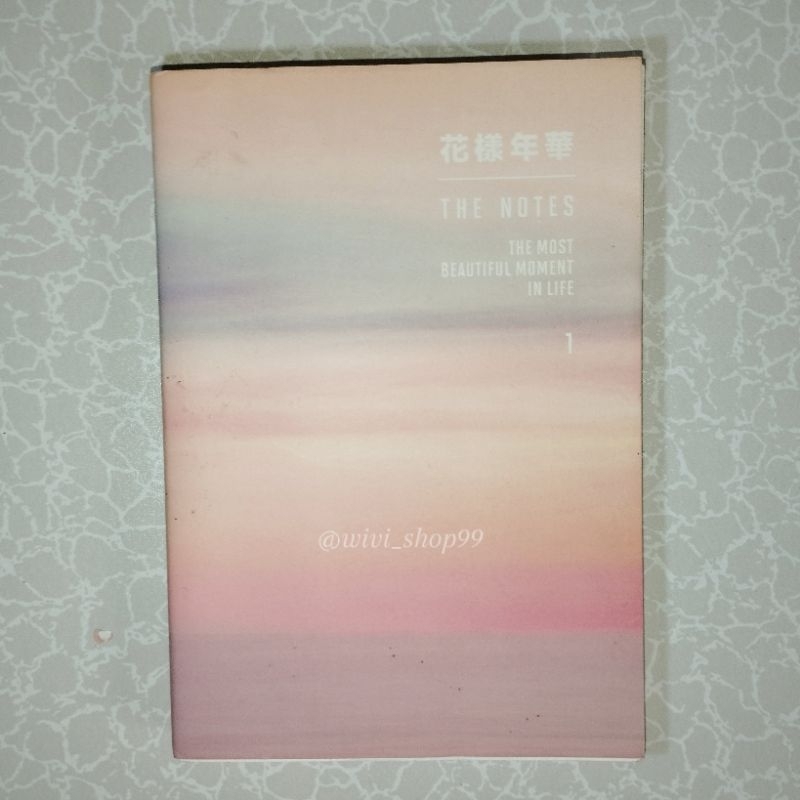 Jual BTS The Notes The Most Beautiful Moment in Life 1 Official Buku ...