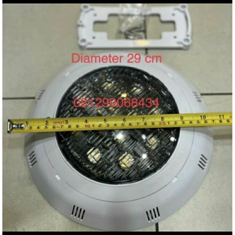 Jual lampu kolam renang led 12 watt 12w 29 CM swimming pool lamp ...