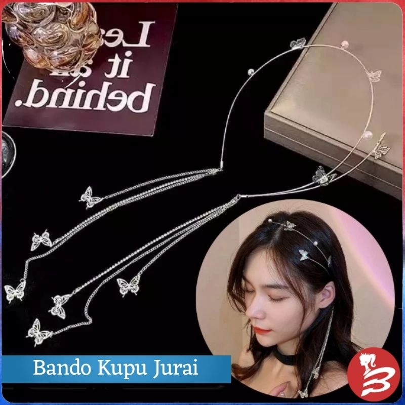 Jual BDT - Bando Rambut Kupu Jurai Permata Mewah Elegan | Aksesoris ...
