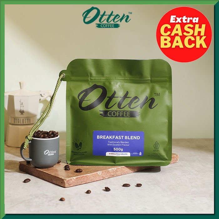 Jual Kopi Breakfast Blend - 500gr - Commercial Blend - Bubuk Kopi Otten ...