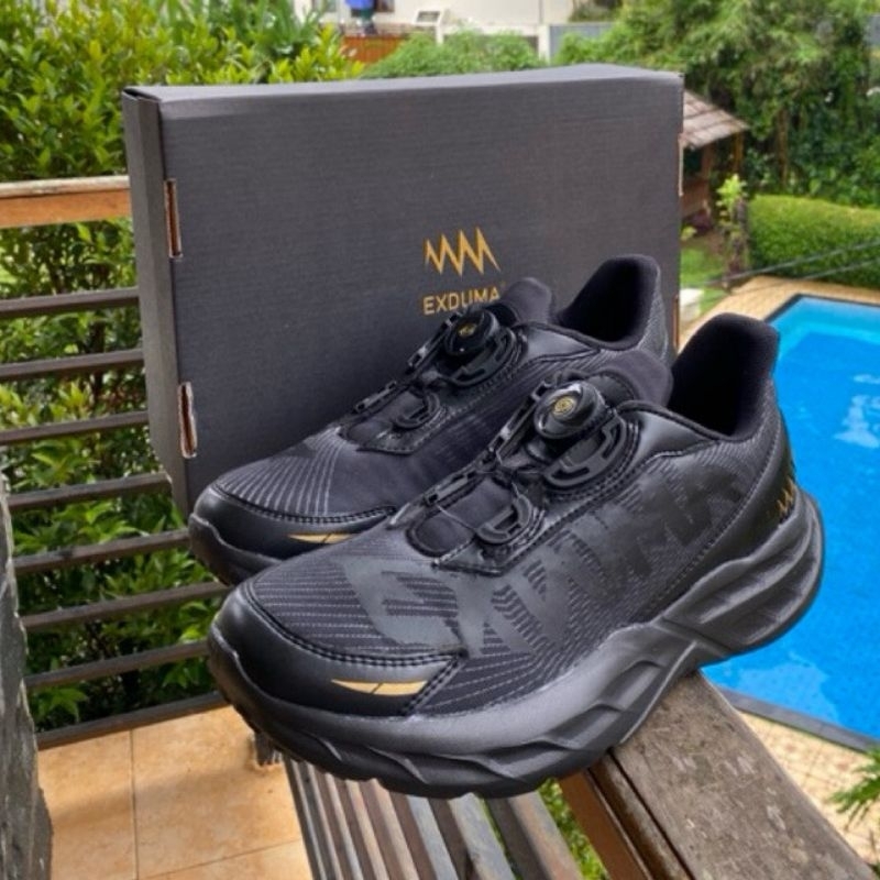 Jual SEPATU EXDUMA TALI PUTAR SUPERBLACK TERBARU 2025 | Shopee Indonesia