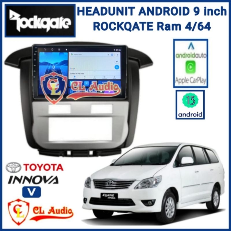 Jual Head Unit Android Rockgate 9 Inch OEM Toyota Innova 2012-2015 Type ...
