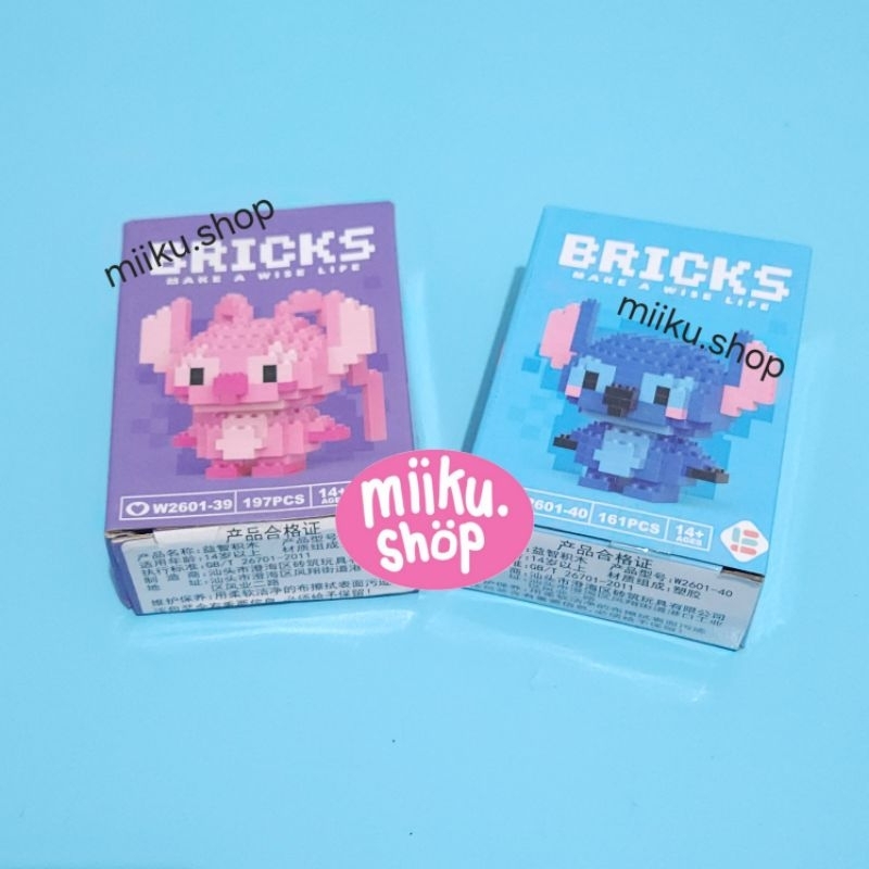 Jual MAINAN BRICKS KARAKTER STITCH | Shopee Indonesia