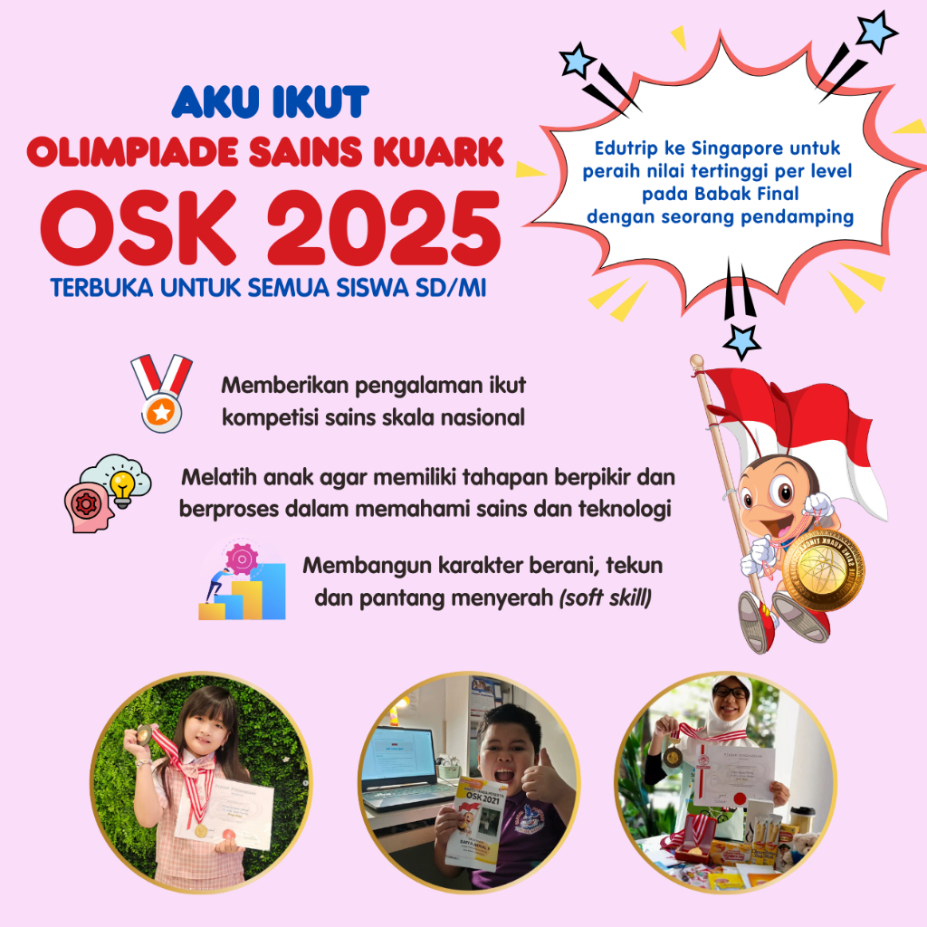 Jual Aku Ikut Olimpiade Sains Kuark (OSK) 2025 | Shopee Indonesia