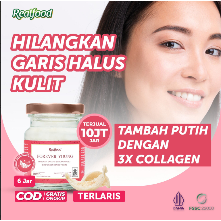 Jual Realfood Trial Forever Young Collagen Drink | Sarang Burung Walet ...