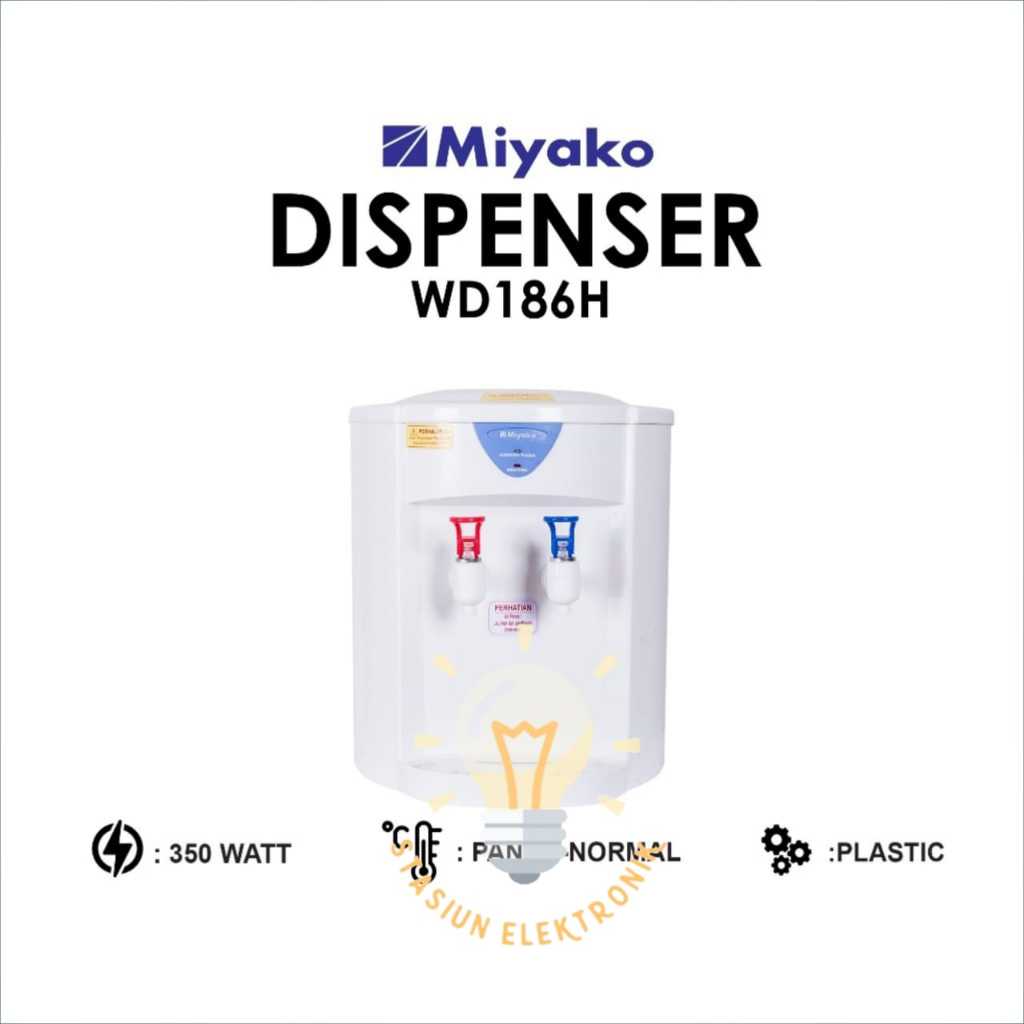 Jual Miyako WD-186H Dispenser Air Minuman Hot and Normal WD186H | Shopee Indonesia