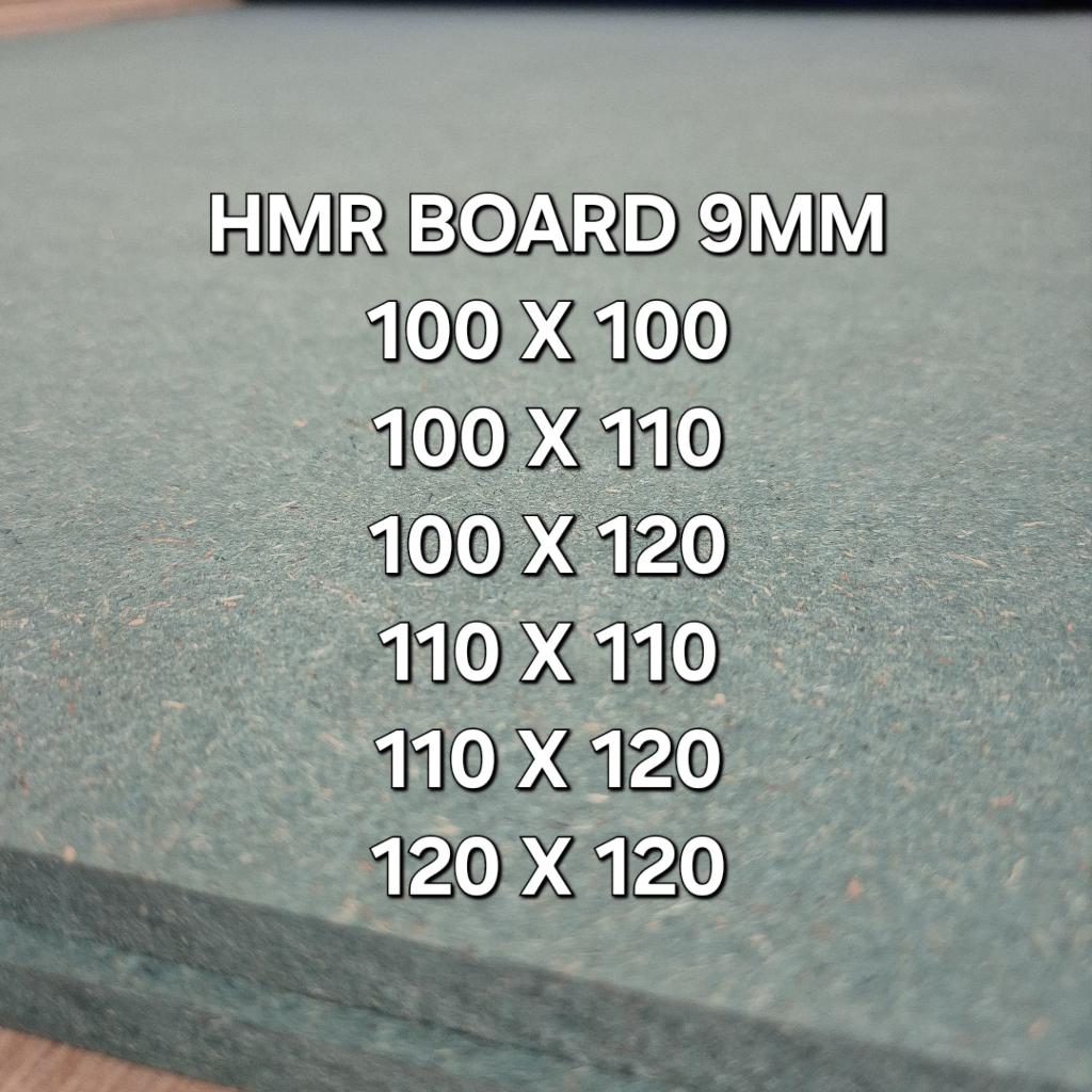 Jual Papan MDF / HMR BOARD custom warna hijau 9mm lebar 100, 110, 120 ...