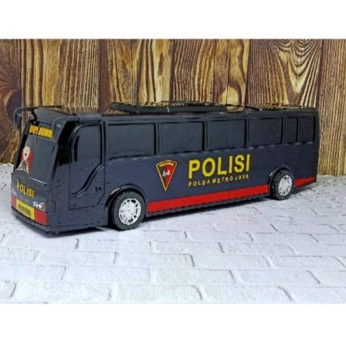 Jual mainan mobil bus polisi / sim keliling mainan anak anak Bis Police ...