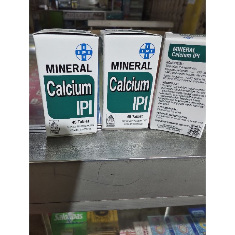 Jual IPI MINERAL CALCIUM 45BUTIR vitamin tulang ipi kalsium mineral ... Jual IPI MINERAL CALCIUM 45BUTIR vitamin tulang ipi kalsium mineral ...