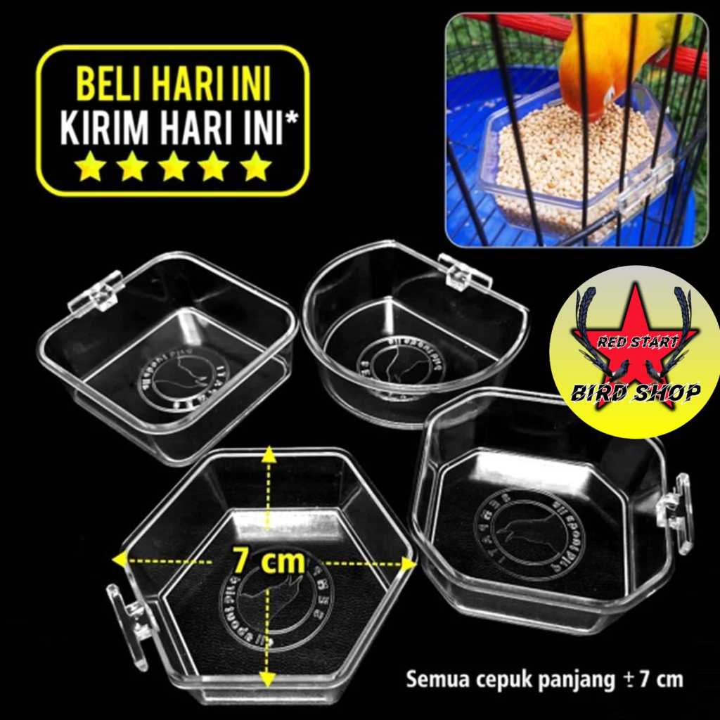 Jual CEPUK 4 MODEL MEREK SEMPATI CEPUK WADAH TEMPAT PAKAN MINUM BURUNG ...