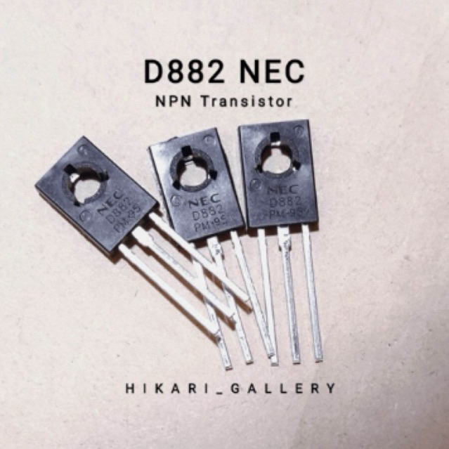 Jual NPN Transistor D882 NEC TERLARIS / 2SD882 NPN Transistor NEC Original | Shopee Indonesia