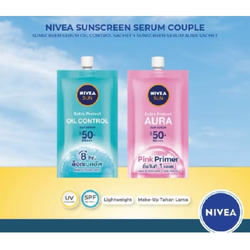 Jual Nivea Sun protection spf 50 Pa+++ sachet | Shopee Indonesia