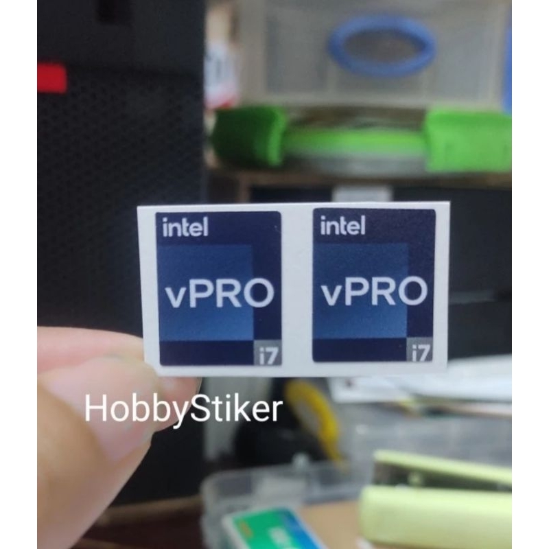 Jual Stiker intel i7 vpro premium glossy custom untuk pc laptop ...