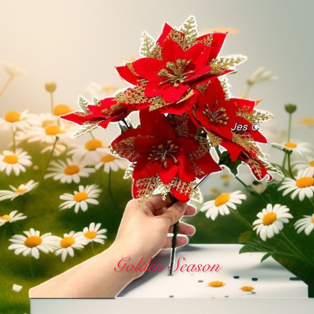 Jual SET [Bunga + Tangkai Daun] Aneka Warna & Model - Bunga Kastuba ...