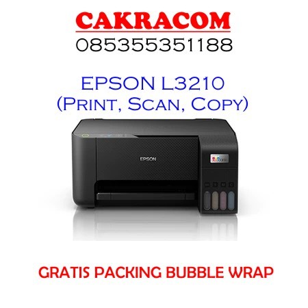Jual Printer Epson L3210 Infus (Print, Scan, Copy) Epson EcoTank L3210 A4 All-in-One Ink Tank ...
