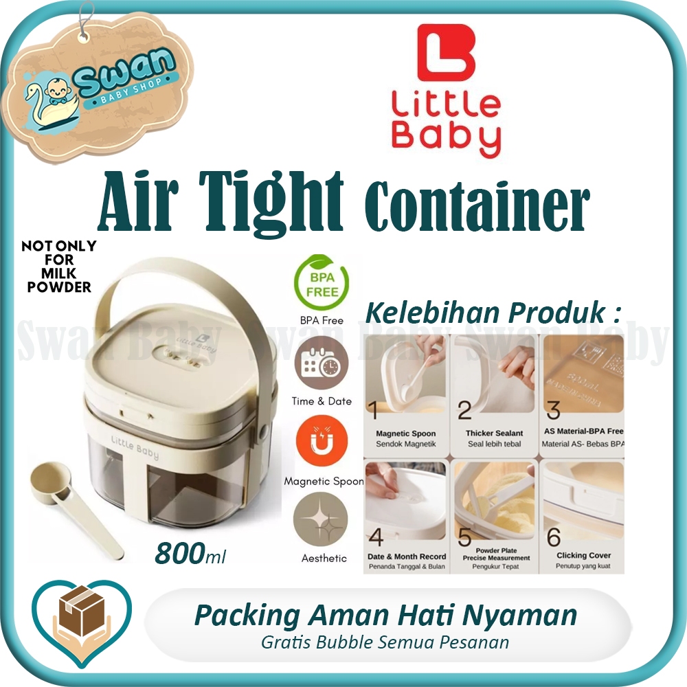 Jual Little Baby Air Tight Container 800ml / Kontainer Susu kedap udara ...