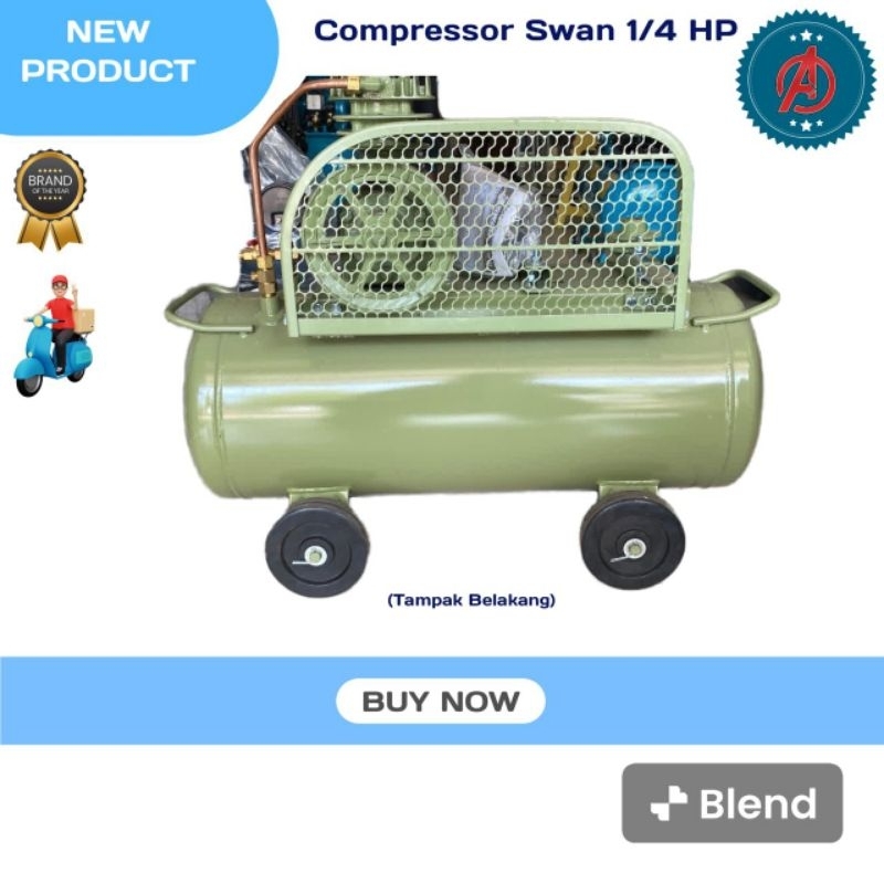Jual Kompresor Angin Unloading Swan 1/4HP SU-114 / Compressor Swan 1/4 ...
