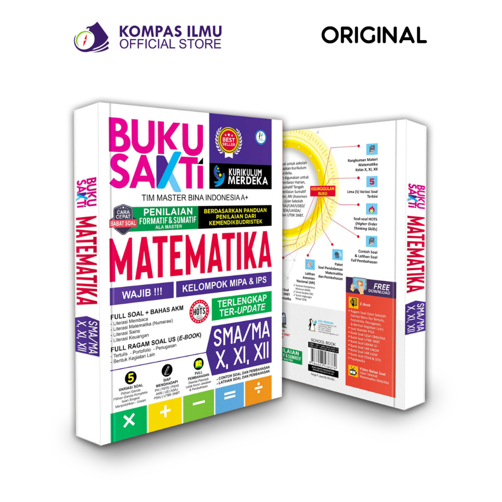 Jual BUKU Matematika SMA - SAKTI BANK SOAL MATEMATIKA SMA/MA KELAS 10 ...