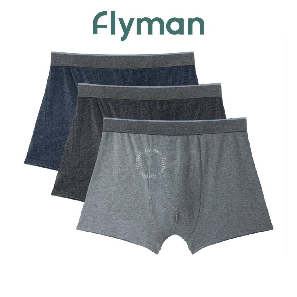 Jual Flyman Cotton Blend Boxer 1 pcs FM 3381 | Shopee Indonesia