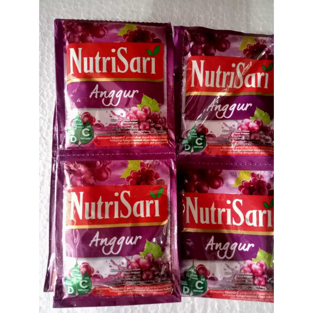 Jual Nutrisari Rasa rasa lengkap 1 renceng isi 10 pcs | Shopee Indonesia