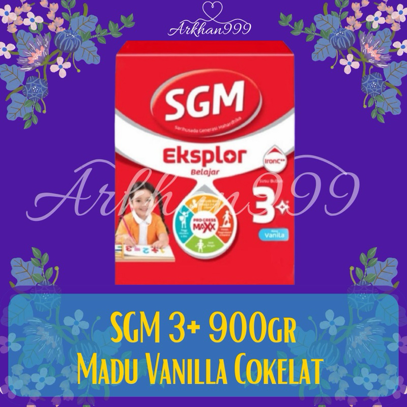 Jual SGM 3+ Pro-GressMaxx Madu Vanilla Cokelat Box - 900gr | Shopee Indonesia