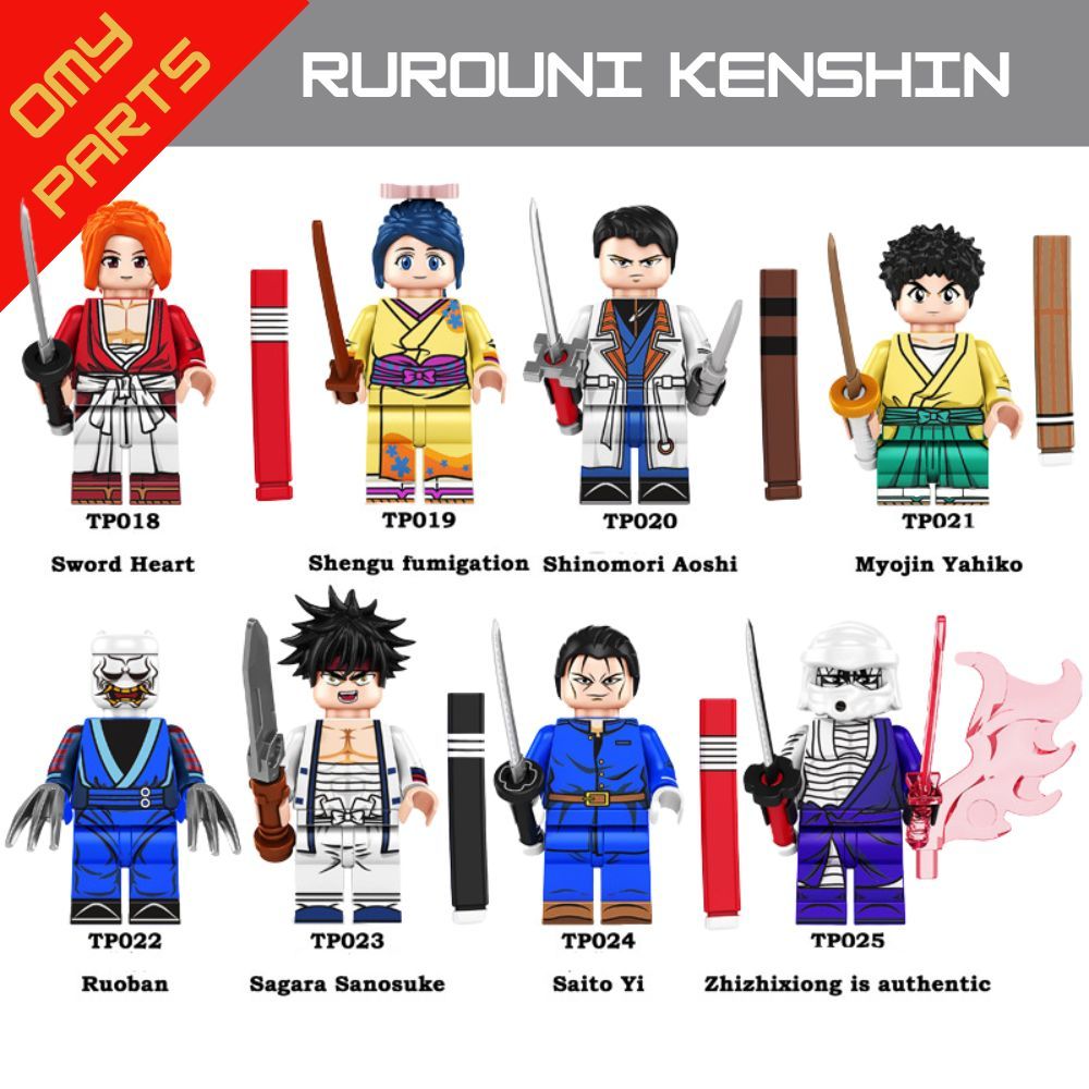 Jual BRICK BLOCK KARAKTER RUROUNI KENSHIN MAINAN MINI FIGURE PAJANGAN ...
