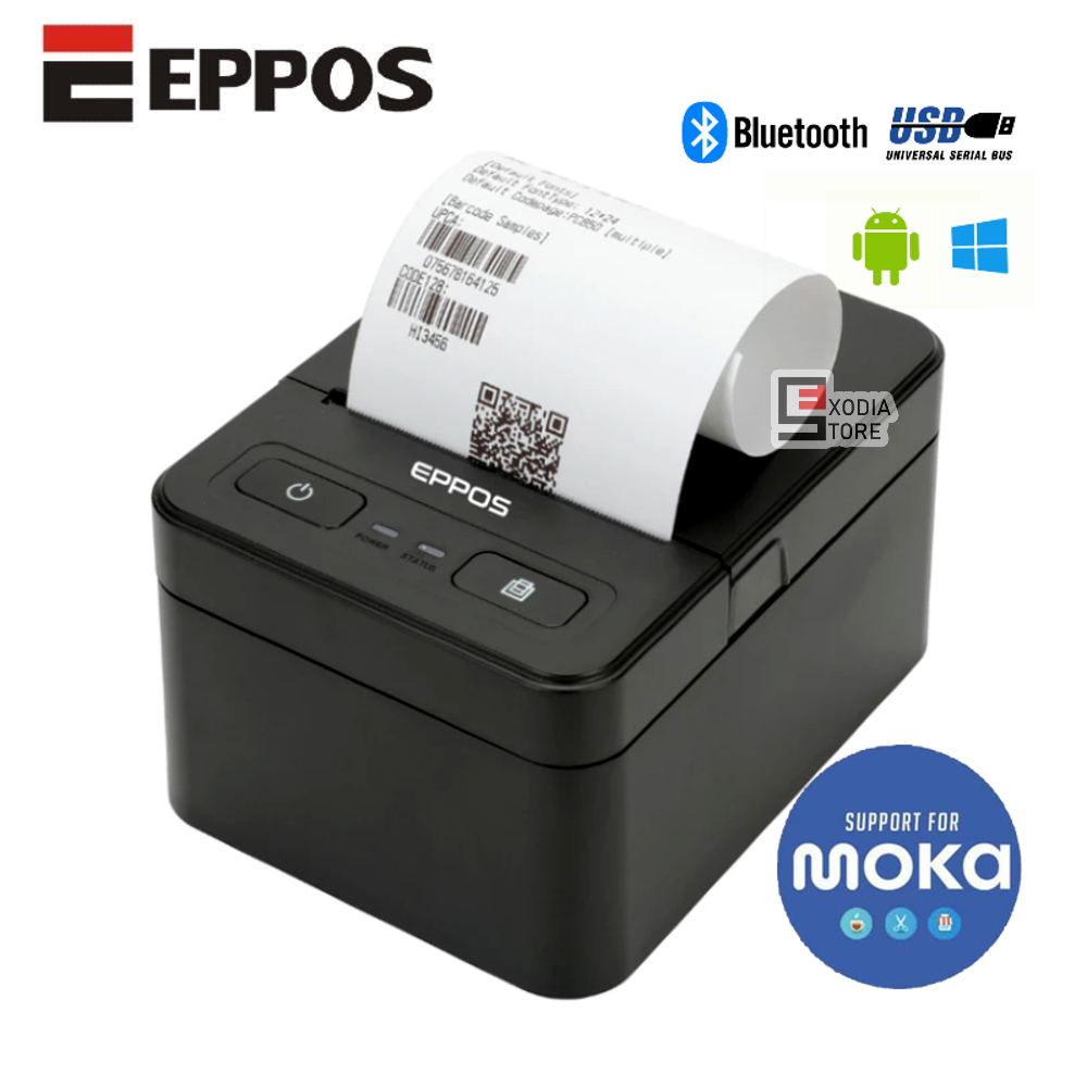 Jual Thermal Printer Bluetooth USB EPPOS PLUS POS80L & EP8080 80mm RPP02 RPP02N Original Support ...