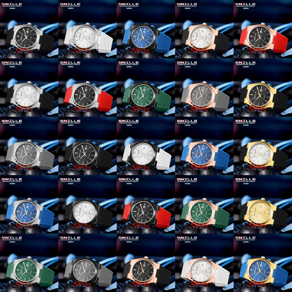 Jual SNILLE Watch Original PRX Power N3026G Water Resistant Luminous ...