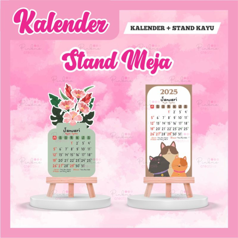 Jual KALENDER 2025 STAND MINI | Shopee Indonesia