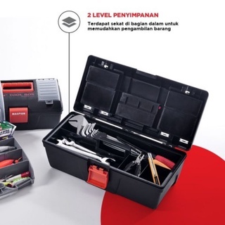 Jual KOTAK TEMPAT PERKAKAS 13 inch TOOLBOX classy MASPION tampat untuk menyimpan alat alat ...