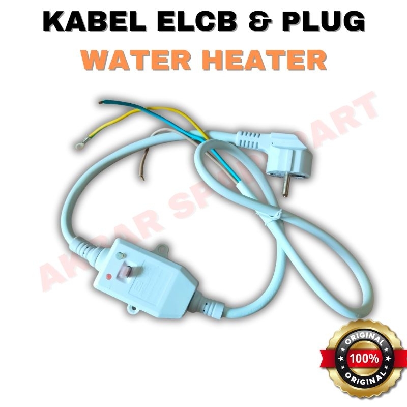 Jual Kabel ELCB Cable & Plug Water Heater Wasser Ariston Original ...