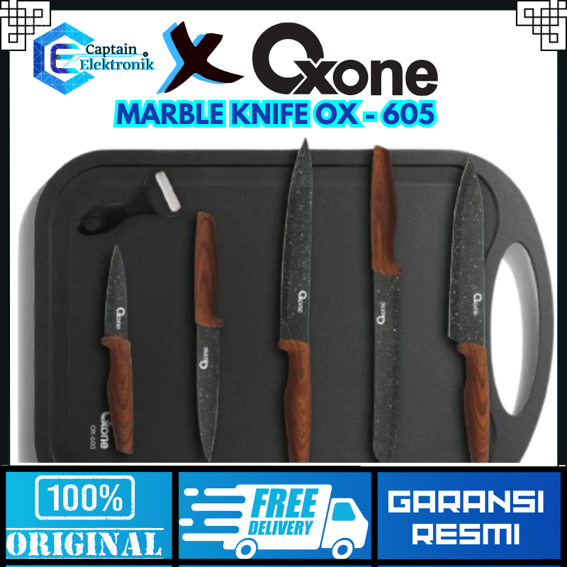 Jual OXONE BLACK MARBLE PISAU DAPUR KNIFE SET OXONE 605 OX-605 OX 605 OX605 | Shopee Indonesia