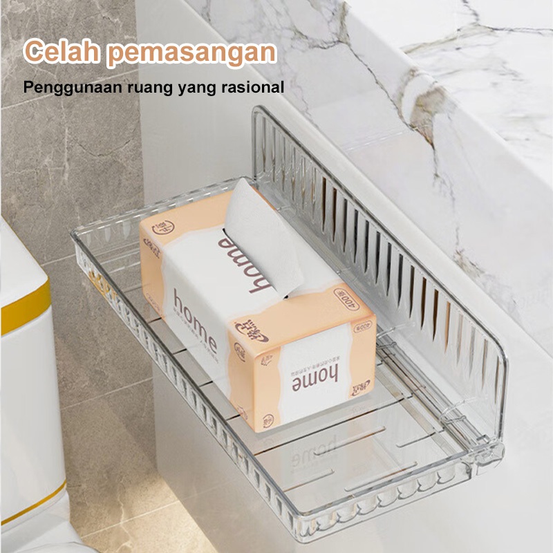 Jual Rak Tempel Dinding Dapur segi tiga Rak Kamar Mandi Holder Plastik ...