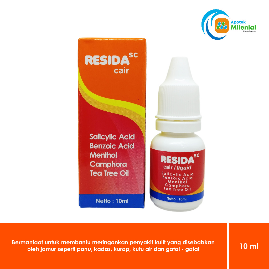 Jual Resida SC Cair 10 ml Mengobati Panu Kadas Kurap Jamur Pada Kulit ...