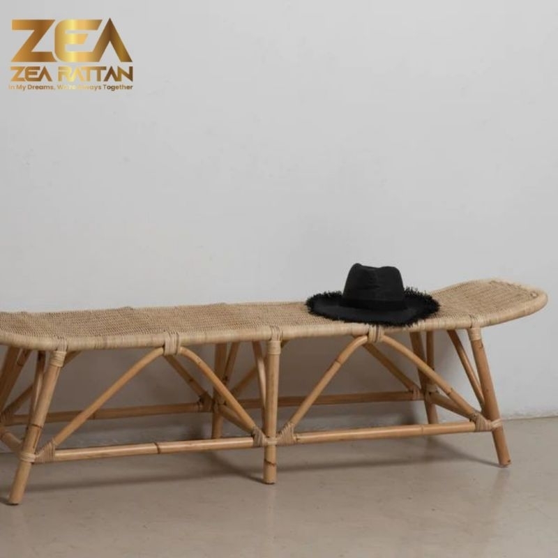 Jual Kursi Sofa Bench Bangku Panjang Rotan Alami Murah High Quality ...