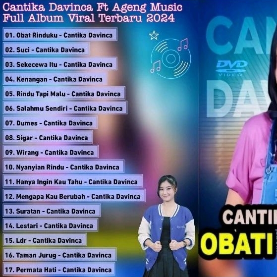 Jual Kaset Lagu Dangdut Terbaru - Kaset Dvd Cantika Davinca - Kaset Dvd Dangdut Viral | Shopee ...