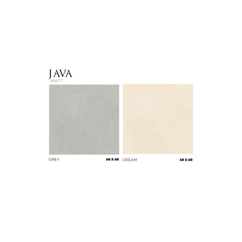 Jual PLATINUM CERAMICS FLOOR TILE JAVA MATT GREY & CREAM 60X60 | Shopee Indonesia