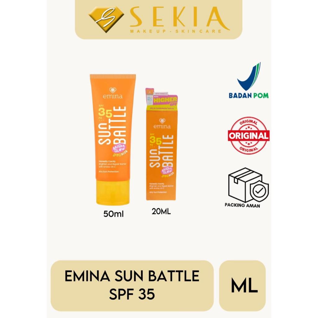 Jual EMINA Sun Battle Sun Protection SPF 35 / Emina Sunscreen / Emina Sun Buttle / Sunblock ...