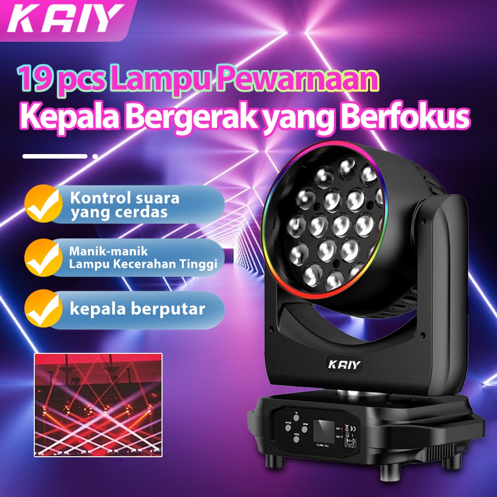 Jual Kaiy/285w LED 19 pcs focus moving head light PAR LED par light ...