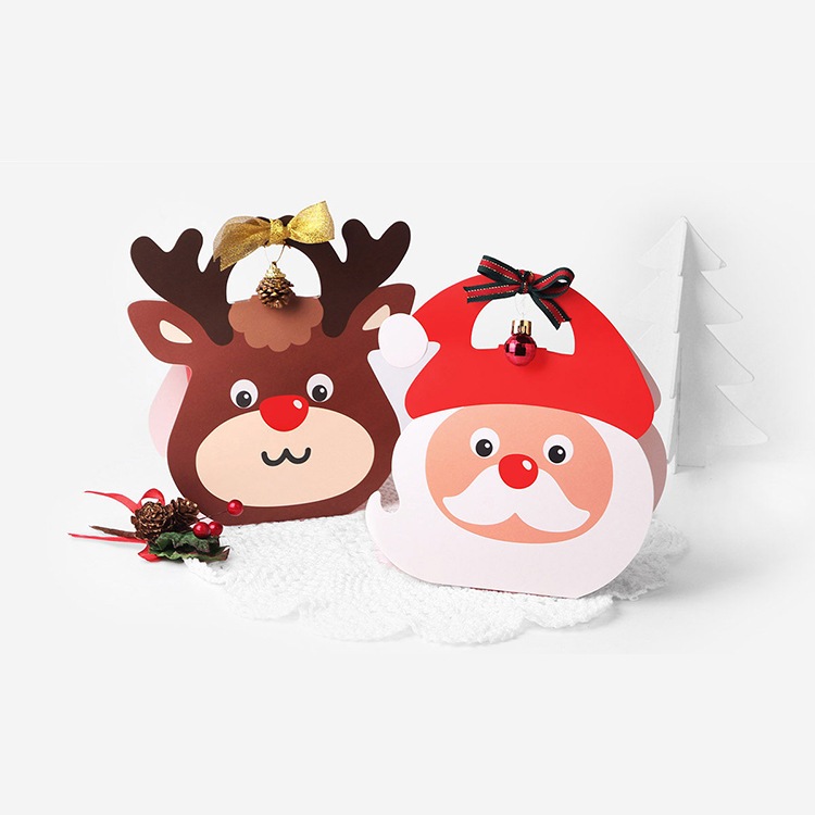 Jual SATUAN - GIFT BOX 3D NATAL DEER SNOWMAN SANTA LUCU - CANDY ...