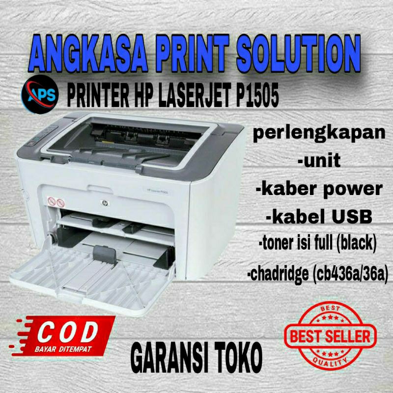 Jual printer hp laserjet p1505 |1505 | printer hitam putih | printer ...