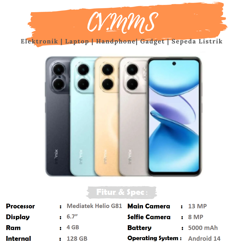 Jual Infinix Smart 9 4/128GB Smart 9 HD 4/64GB Garansi Resmi | Shopee ...