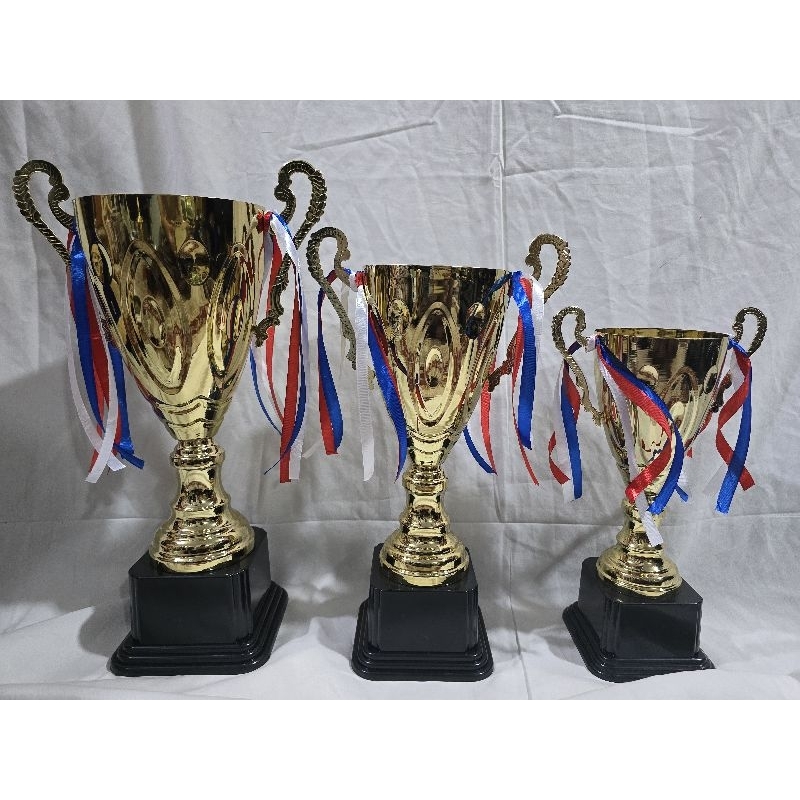 Jual Piala Trophy Impor Metal/Logam/Besi/Kuningan Cawan SET | Shopee ...